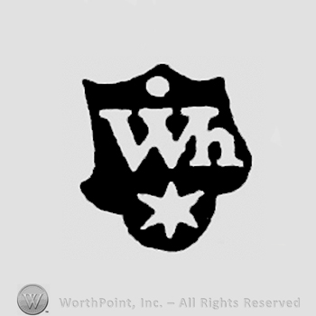Mark with The monogram of letters "Wh" and a | #90044