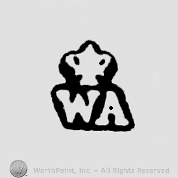Mark with The letters "WA" and a trophy. | #90094