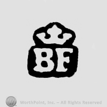 Mark with A crown and the letters "BF". | #90099