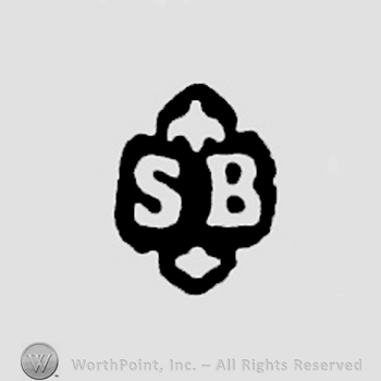 Mark with The letters "SB", and two fleur-de-lis | #90112