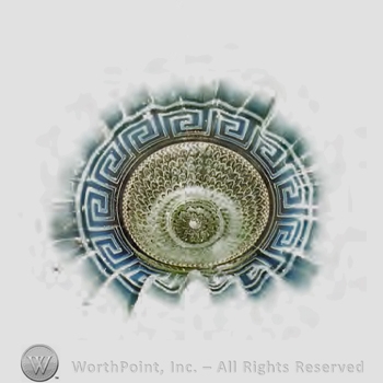Mark with Glass Pattern: Greek Key and Scales; | #901203