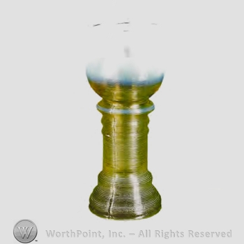 Mark with Glass Pattern: Jefferson Spool; vase. | #901236