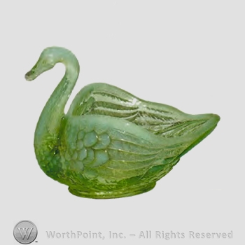 Mark with Glass Pattern: Little Swan; bowl. | #901269