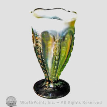 Mark with Glass Pattern: Zipper and Loops; vase. | #901500