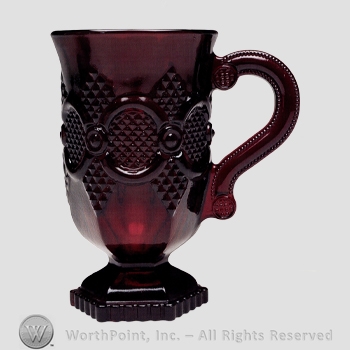 Mark with Glass Pattern: Cape Cod; pedestal mug. | #901703
