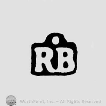 Mark with The letters "RB" and a dot. | #90197