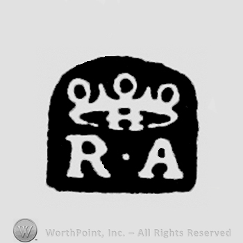 Mark with The letters "RA" and a crown. | #90260