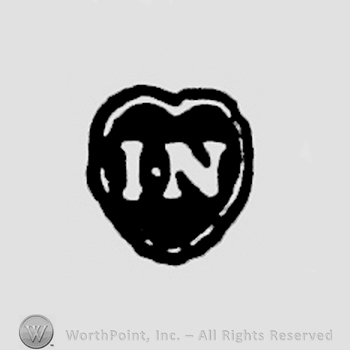 Mark with The letters "JN" and a heart. | #90267