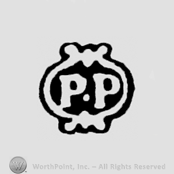 Mark with PP, pellet between, all in an oval | #90326