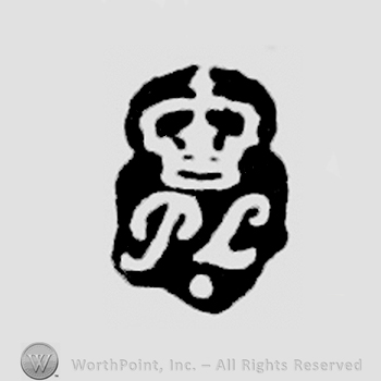 Mark with A crown, the letters "PL" and a pellet. | #90357