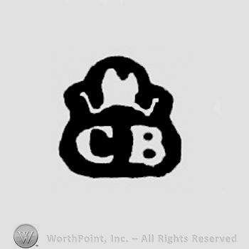 Mark with The letters "CB", a crown and a shield. | #90441