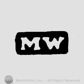 Mark with The letters "MW" and a rectangle. | #90618