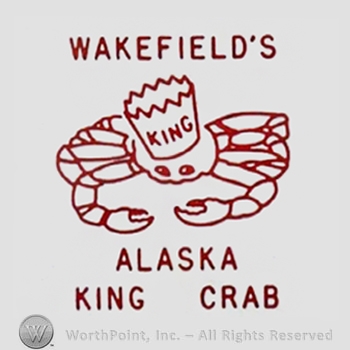 Mark with A crowned crab and the text | #906282