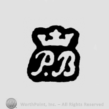 Mark with The letters "PB" and a crown. | #90642