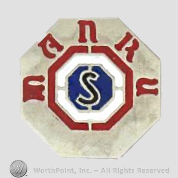 Mark with Two octagons and the text "manru S". | #906442
