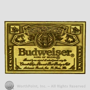 Mark with A label and the word "Budweiser". | #906464