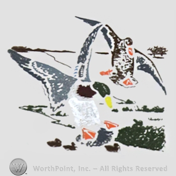 Mark with Ducks and grass. | #906472