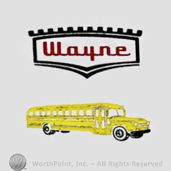 Mark with A bus, a shield and the word "Wayne". | #906520