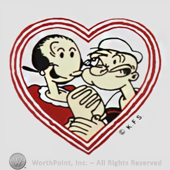 Mark with Popeye, Olive and a heart shape. | #906548