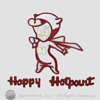 Mark with The text "Happy Hotpoint", a baby and a | #906584