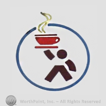 Mark with A circle, a coffee cup and a | #906589