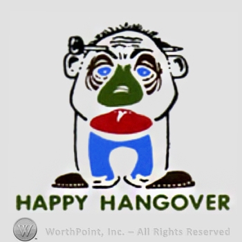 Mark with The text "HAPPY HANGOVER" and a | #906623