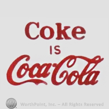 Mark with The text "Coke is Coca-Cola". | #906644