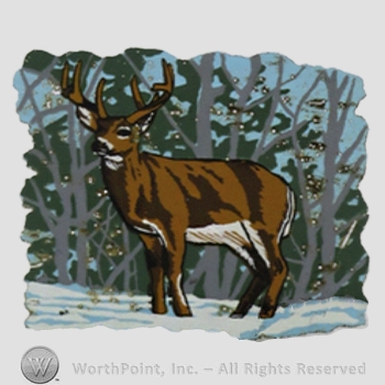 Mark with A deer and trees. | #906713