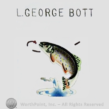 Mark with The text "L. GEORGE BOTT", a fish and | #906800