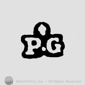 Mark with The letters "PG" and a dot. | #90685