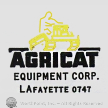 Mark with The text "AGRICAT EQUIPMENT CORP | #906852