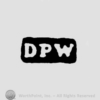 Mark with The letters "DPW" and a rectangle. | #90694