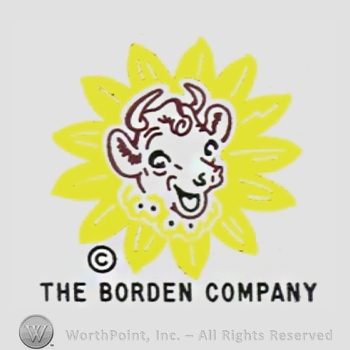 Mark with The text "The Borden Company", a flower | #906989