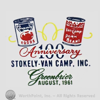 Mark with The text "100 Anniversary Stokely-Van | #907014