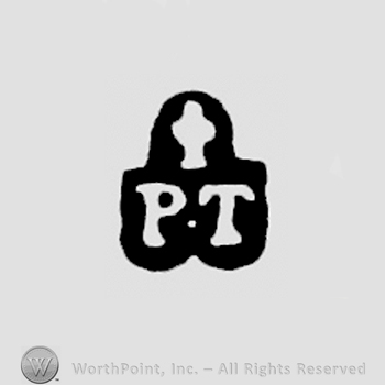 Mark with The letters "PT", a dot and a trefoil. | #90710