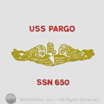 Mark with The text "USS Pargo SSN 650" and a | #907287
