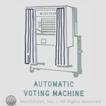 Mark with The text "Automatic Voting Machine" and | #907361