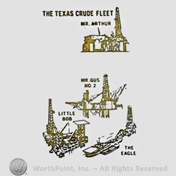 Mark with The text "The Texas Crude Fleet" and | #907517