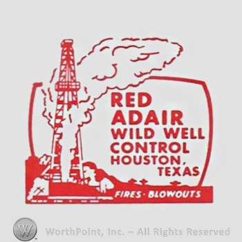 Mark with The text "Red Adair Wild Well Control | #907520