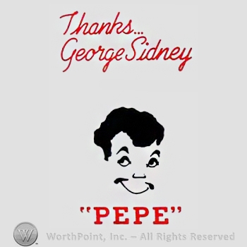 Mark with The text "Thanks George Sidney PEPE" | #907639