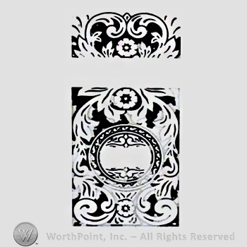 Mark with A floral stylized pattern. | #907644