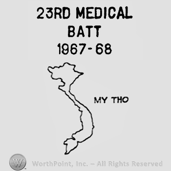 Mark with The text "23rd Medical Batt 1967-68 My | #907935