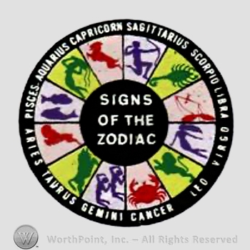 Mark with The text "Signs of the Zodiac", a | #908079