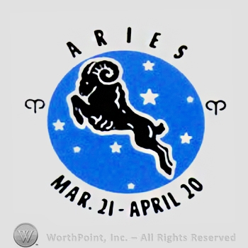 Mark with The text "Aries Mar.21 - Apr. 20", a | #908089