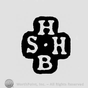 Mark with The letters "S H", "H B" and a dot. | #90876
