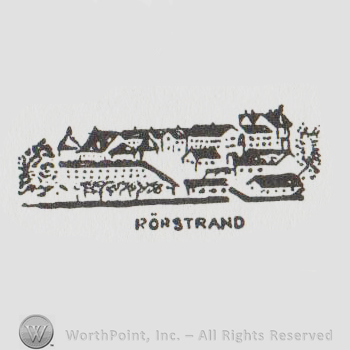 Mark with Small town, Rorstrand written below | #9113