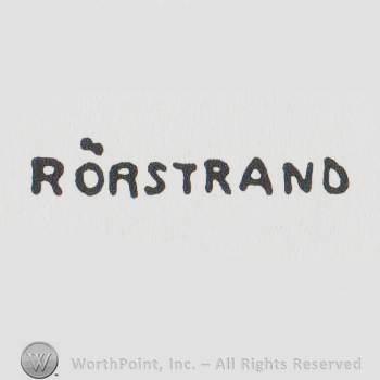 Mark with The word "RORSTRAND". | #9120