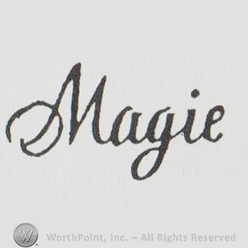 Mark with The word "Magie". | #9135