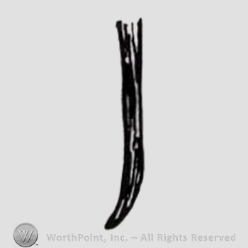 Mark with Paperweight glass pattern: Stems. Most | #913572