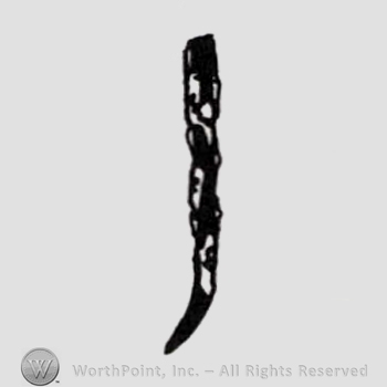 Mark with Paperweight glass pattern: Stems. Most | #913573